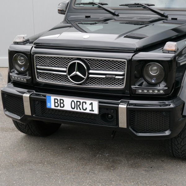 Mercedes G 463 in G 65-optic, grounded/chrome radiator grille ...