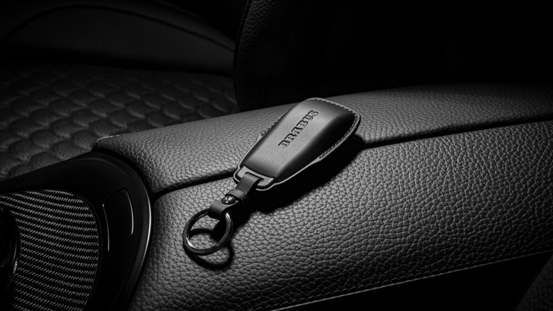 BRABUS Leather Key Cover Black for Mercedes G550/G63 AMG W465 ...