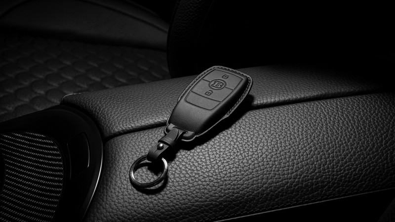 BRABUS Leather Key Cover Black for Mercedes G550/G63 AMG W465 ...